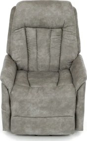 Polohovací křeslo šedé, elektrické TV-Q8575 GREY3