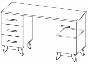 Casarredo SVEEN SV12 pracovní stůl andersen/nash