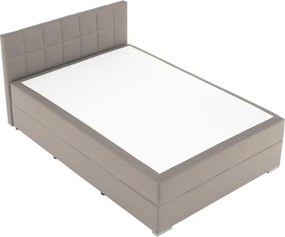 Boxspringová postel 120x200, šedohnědá TAUPE, FERATA TV KOMFORT