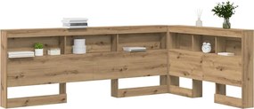 Úložné čelo postele Artisanový dub Kompozitní dřevo 3335540