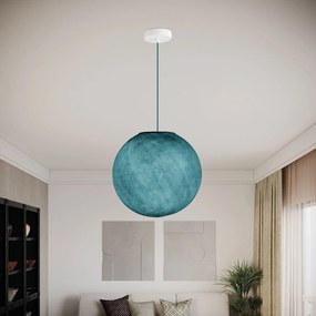 creative cables Závěsná lampa se stínidlem koule z PE vlákna, polyester Barva: Černá Perleť, Průměr: L - Ø 42 Cm