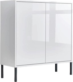 XXXLutz KOMODA, bílá, vysoce lesklá bílá, 79/86/33 cm MID.YOU - Komody na nožičkách - 001067000701