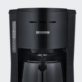Severin KA 9306 - Kávovar s termokonvicí 1 l 1000W/230V černá