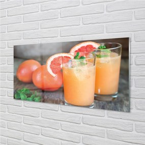 akrylový obraz grapefruit koktejl 125x50 cm