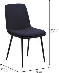 Jídelní židle Becca modrá