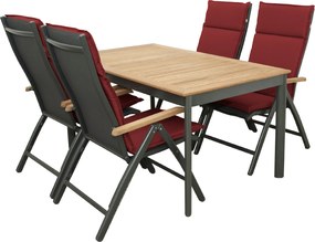 Doppler CONCEPT TEAK FSC® polohovací zahradní křeslo