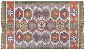 Venkovní koberec 140 x 200 cm vícebarevný SAHBAZ Beliani