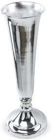 Lesklá stříbrná váza 124544