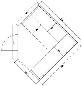 BPS-koupelny Finská sauna Relax  200x200, 5-6 osob