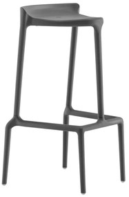 OnaDnes -20% Pedrali Šedá plastová barová židle Happy 490 75 cm
