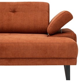 Hanah Home Čtyřmístná pohovka MUSTANG oranžová levá 560ARE1217