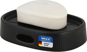 Černá keramická mýdlenka Fablo – Wenko