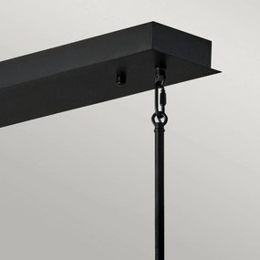 LED závěsné světlo Styx, černá 3000 K 30,5 x 113cm