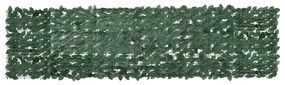 Balkónová zástěna s tmavě zelenými listy 300 x 75 cm 315483