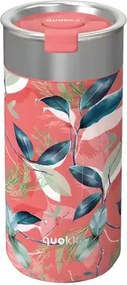 QUOKKA Termohrnek se sítkem Boost 400 ml Exotic Pink / Nerezová ocel /