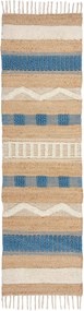 XXXLutz BĚHOUN, 60/230 cm, modrá, přírodní barvy Flair Rugs - Online Only koberce & rohožky - 003165040703