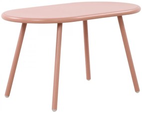 Konferenční stolek Velva - v45 x 80 x 45 cm - Růžová