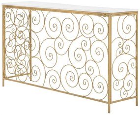 Designová konzole Bellachay 140 cm zlatá