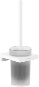 Hansgrohe AddStoris, držák na WC kartáč nástěnný, matný bílý, HAN-41752700