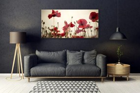 akrylový obraz Máky 120x60 cm