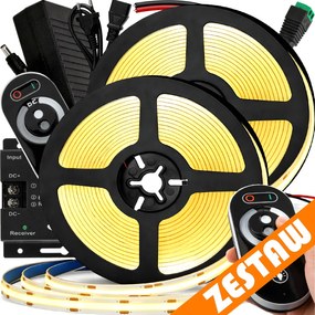 LED pásek sada 10m COB neonový 12V 320 diod 120W 8mm