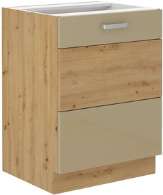 Kuchyňská skříňka Artisan 60 D 1F BB Barva dvířek cappuccino lesk