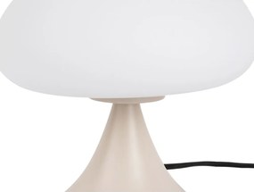 Šedá stolní lampa (výška 21 cm) Hongo – Leitmotiv
