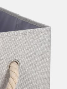 Sinsay - Úložný box s pleteným uchem - béžová