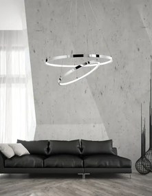 LED lustr Aria 75W 60 chrome