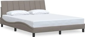 Rám postele bez matrace Hanko taupe 160 x 200 cm textil 3310402