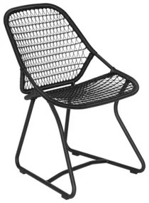 Kovová židle Sixties lékořicová Fermob