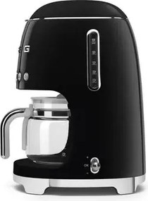 SMEG 50's Retro Style černá / Kávovar na překapávanou kávu / 1050 W /