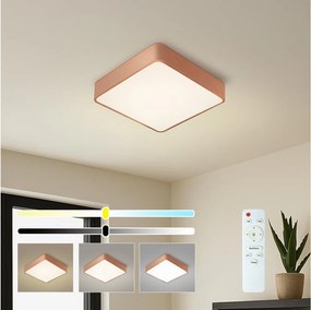 BRILAGI - LED Stm. strop. svítidlo POOL SQUARE LED/36W/230V 40x40 cm měděná+DO