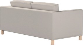 Potah na pohovku IKEA  Karlanda rozkládací, krátký barva béžová látka pletený vzor