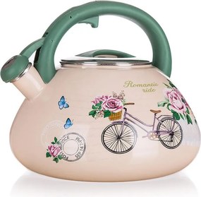 Smaltovaná pískací konvice ROMANTIC RIDE 3 l