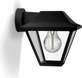 Philips Alpenglow 16495/30/PN černá / Venkovní nástěnné svítidlo / E27