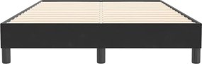 Postel Box Spring bez matrace černá 120x210 cm samet 3315821