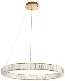 Křišťálový lustr Aurelia 47W 80 zlaté