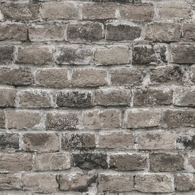Vliesová tapeta přírodní kámen, cihly, šedá, hnědá, 388143 / Tapety na zeď 38814-3 Bricks &amp; Stones (0,53 x 10,05 m) A.S.Création