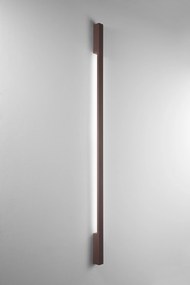 FAN LED-HERCULES-200 Nástěnné svítidlo Hercules corten, hliník s PC difuzorem, 47 W, 6800 lm, CCT 2700/3500/4000 K, IP65, 60 x 55 x 2000 mm - FANEUROPE