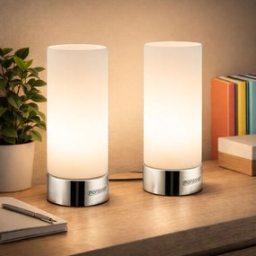 Monzana Stolní lampa Golau sada 2 ks bílá