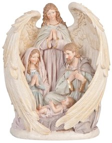 Betlém v andělských křídlech – 25x16x31 cm