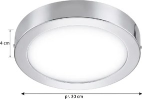Eglo 33667-LED RGBW Stmívatelné koupelnové svítidlo FUEVA-C 21W/230V pr. 30cm