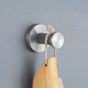 Koupelnový věšák REA MODERN 6606A nikl kartáčovaný