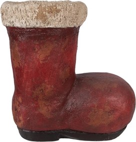 Vánoční dekorace santovo červená bota - 28*18*30 cm