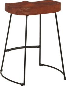vidaXL Barové stoličky Gavin 2 ks 45 x 38 x 53 cm masivní mangovník [344914] Barva: Hnědá