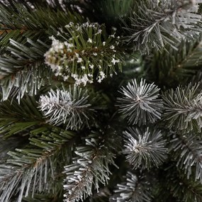 Hustý umělý vánoční stromek zasněžený smrk 150 cm