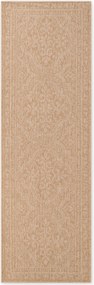 NORTHRUGS, Běhoun Duet Rosel 106252 Beige/White - na ven i na doma, 80x250, béžová, chodba / předsíň