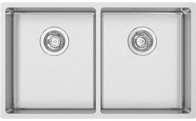 Nerezový dřez Sinks BOX 740 DUO RO 1,0mm