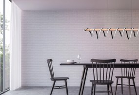 Toolight Toolight, LED stropní svítidlo 120cm 30W 4000K APP1288-CP, černá-hnědá, OSW-00943